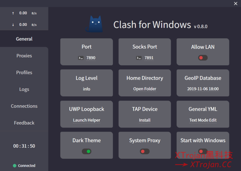 Clash for Windows 简介与简明使用教程 - XTrojan黑科技