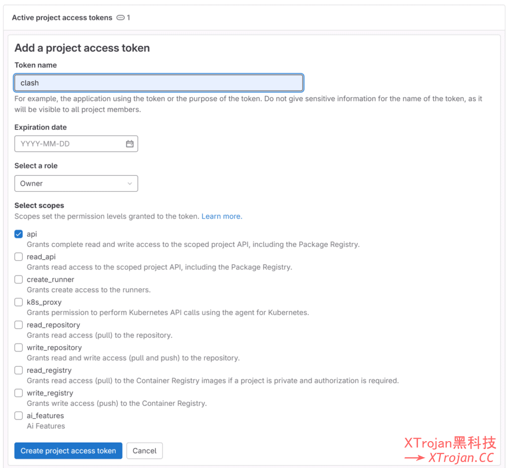 通过 GitLab 在线平台，手搓 Clash Meta 节点配置文件并生成订阅地址的图文教程 - XTrojan黑科技
