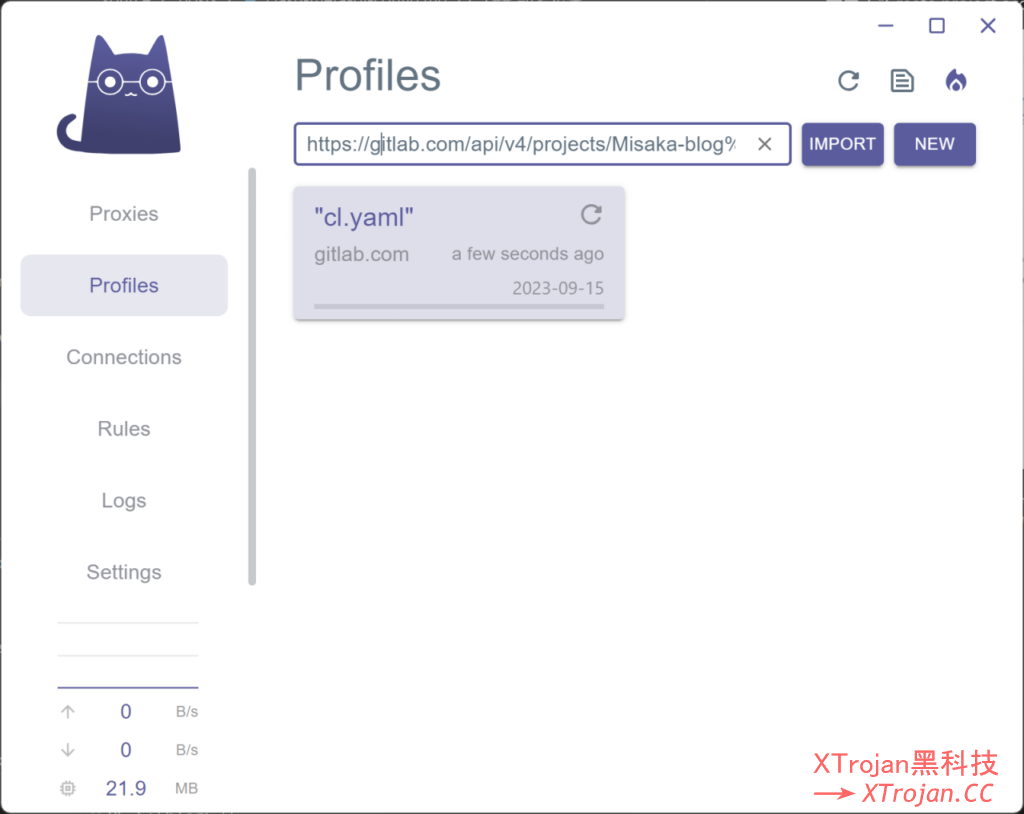 通过 GitLab 在线平台，手搓 Clash Meta 节点配置文件并生成订阅地址的图文教程 - XTrojan黑科技