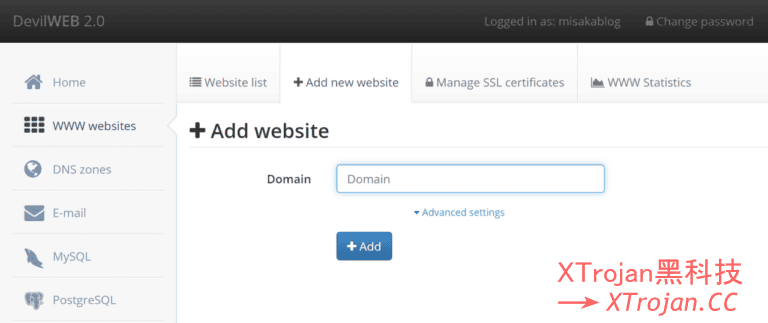 在Serv00免费托管网站上搭建VLESS节点实现魔法上网的图文教程 - XTrojan黑科技