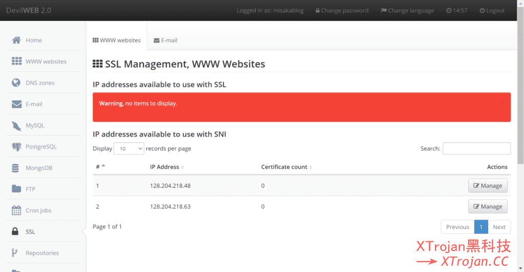 在Serv00免费托管网站上搭建VLESS节点实现魔法上网的图文教程 - XTrojan黑科技
